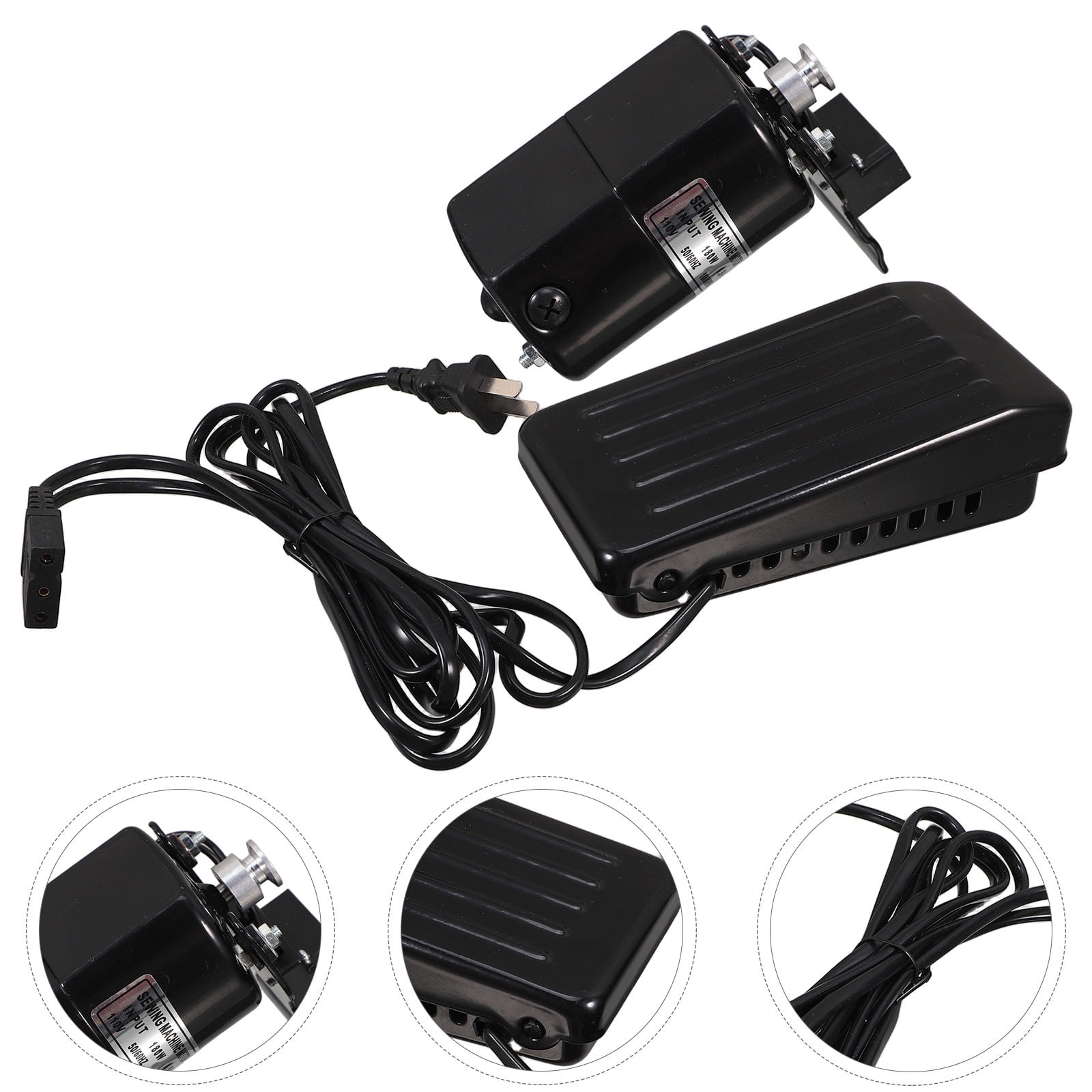 LIFKOME Sewing Machine Motor Kit With Foot Pedal And Belt For Home ...
