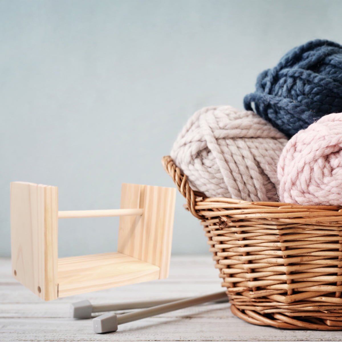 LIFKOME Sewing Thread Spool Storage Racks Wooden Embroidery Accessories ...