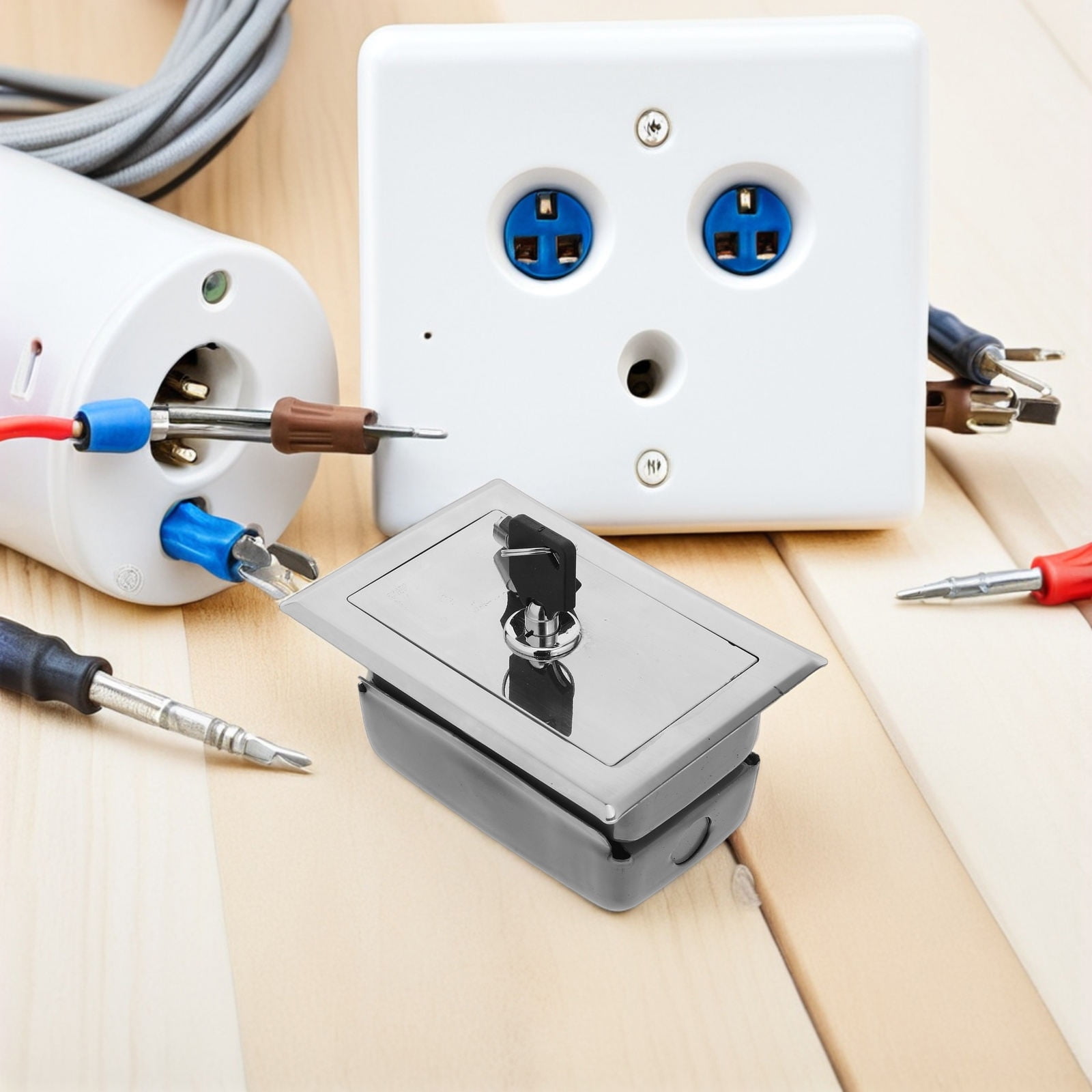 LIFKOME Shutter Door Switch Box Button Switch Box Garage Door Box Roll ...