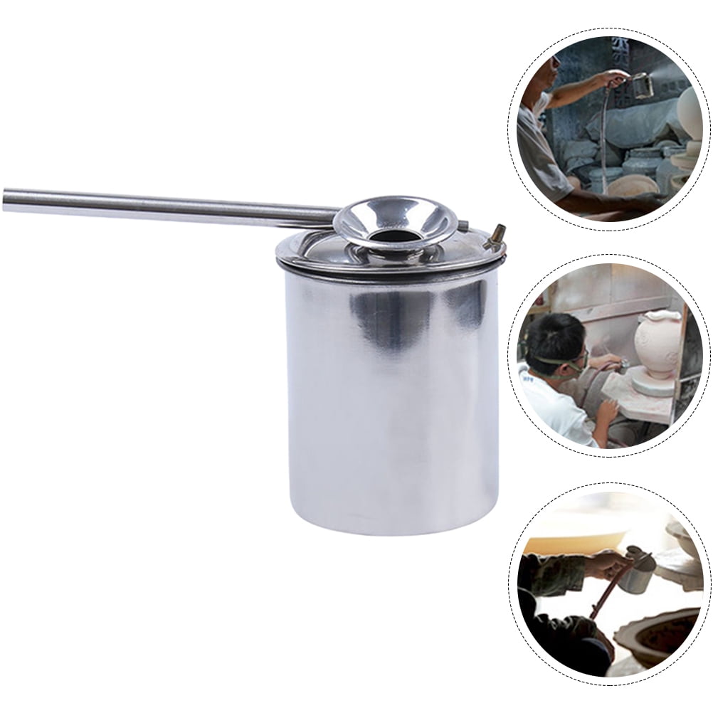 LIFKOME Stainless Steel Pottery Painting Sprayer for Storage Use Silver ...
