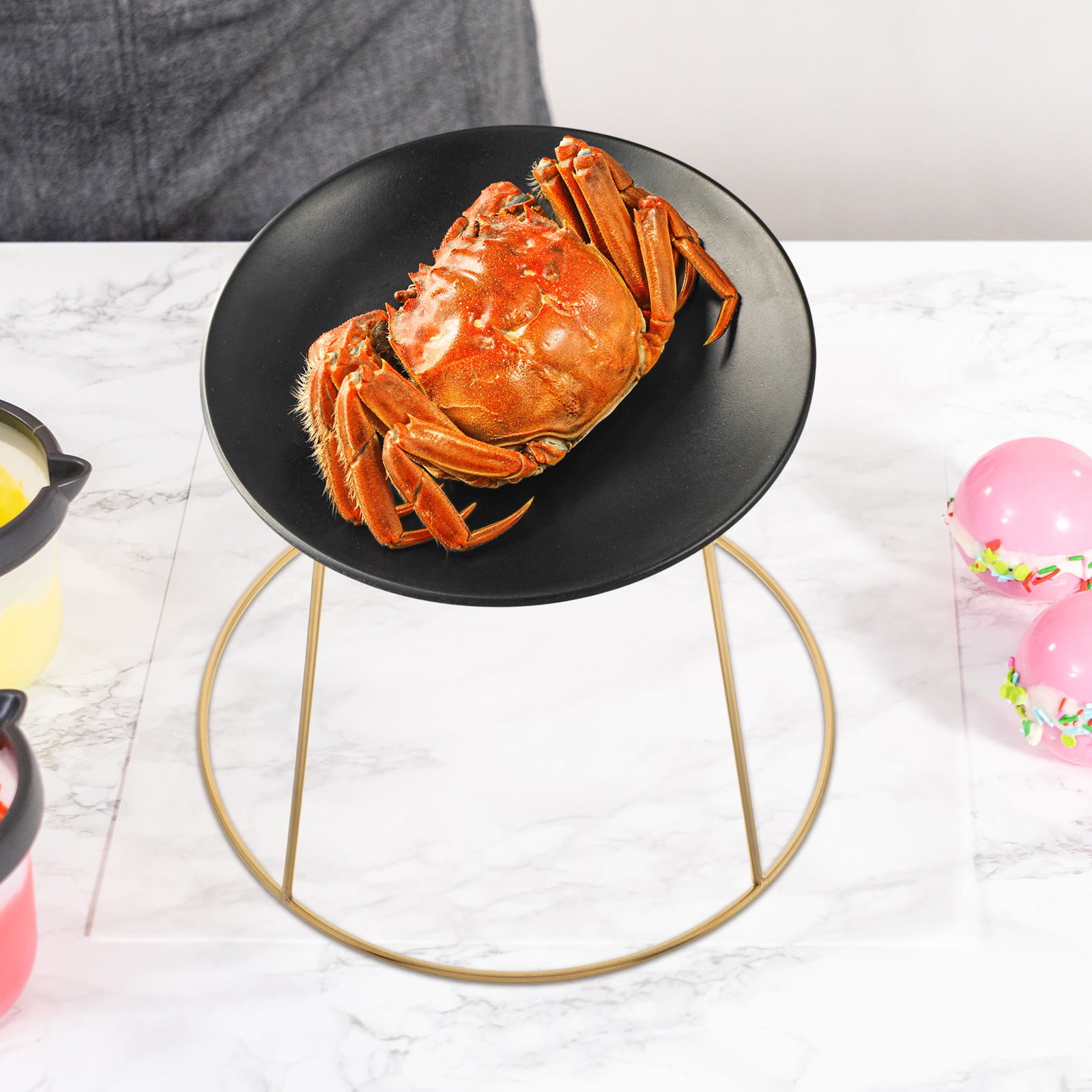 LIFKOME Stainless Steel Serving Rack For Seafood Oysters Shrimp Crab ...