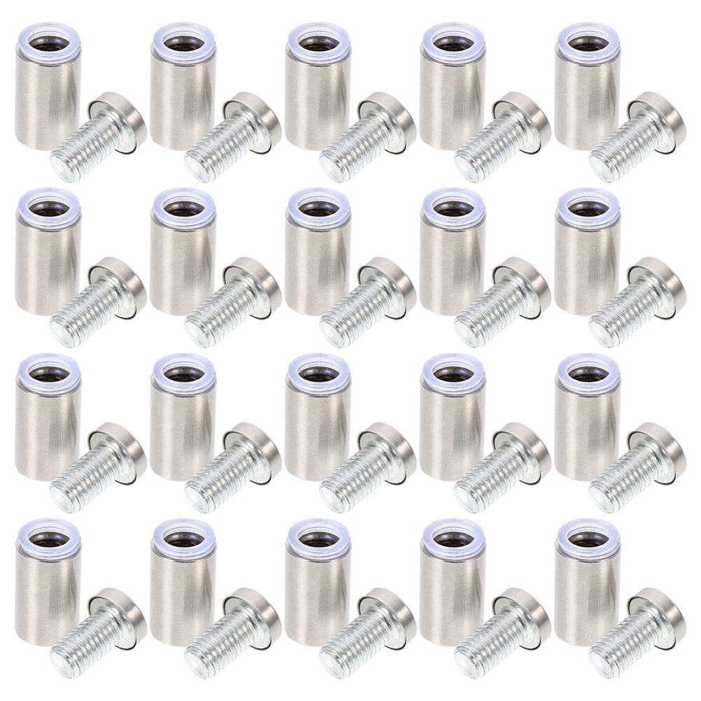 LIFKOME Stainless Steel Standoff Screw for Board Use Easy Installation Silver 20pcs - Walmart.com