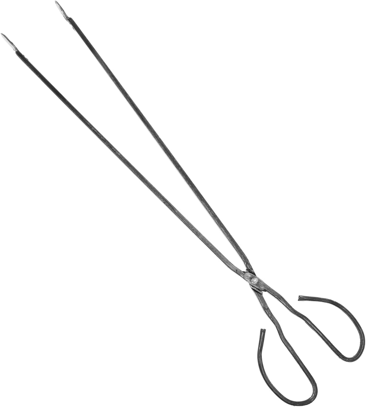 LIFKOME Sturdy Metal Tong for Firewood Charcoal Lengthened Bbq Clamp ...