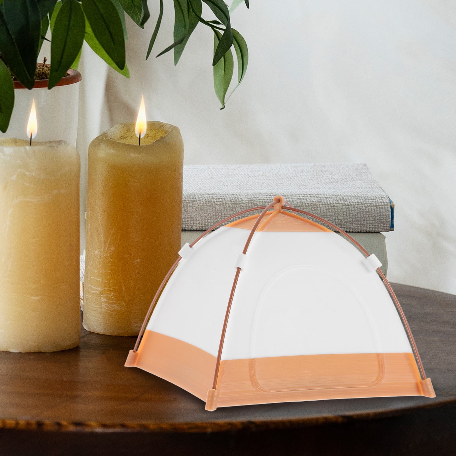 LIFKOME Tiny Camping Tent For Dollhouse Setups Miniature Dollhouse Tent ...