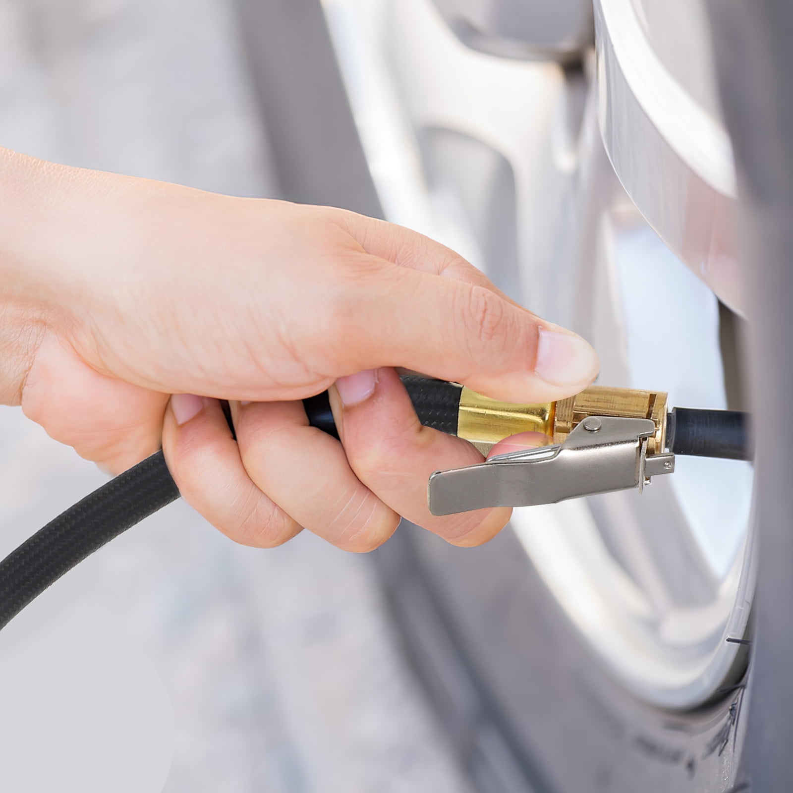 LIFKOME Tire Inflator Extension Hose Air Pump Extension Tube With Quick ...