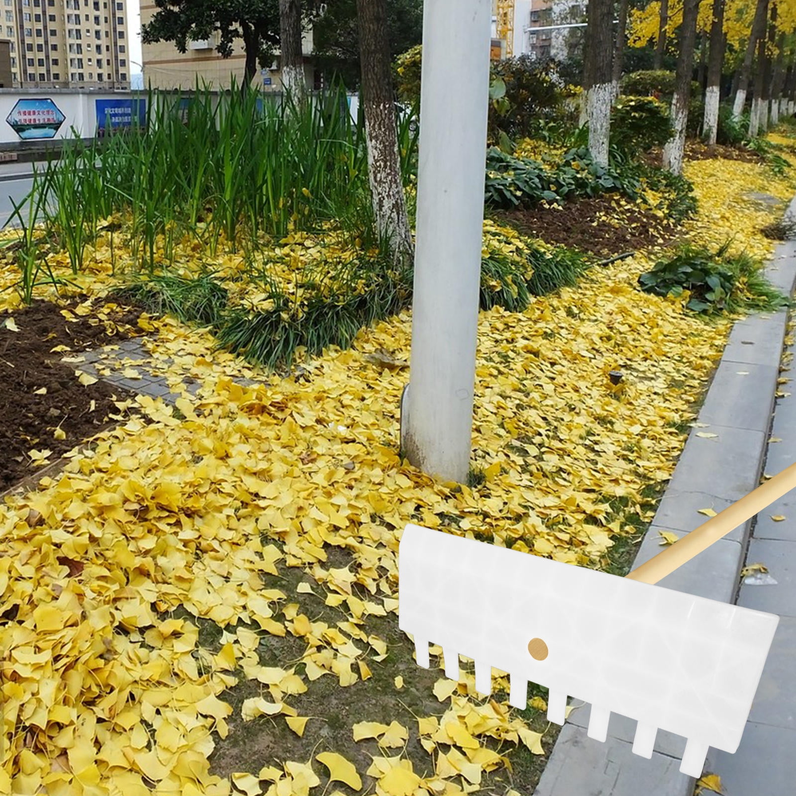 LIFKOME WORGEOUS Hand Rake Head Yard Rakes for Leaves Picker 1 Set ...