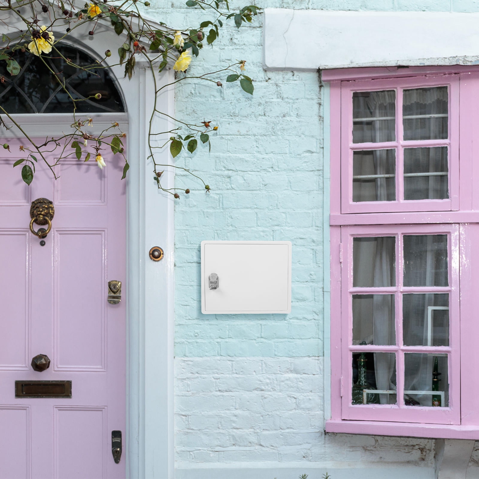 LIFKOME Wall Mounted Lockable Milk Box Milk Storage Container Outdoor ...