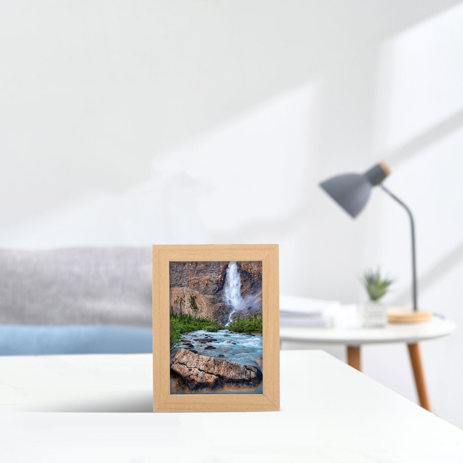 LIFKOME Wood Picture Frame for Home Use Beige Color Easy Wall Mounted ...