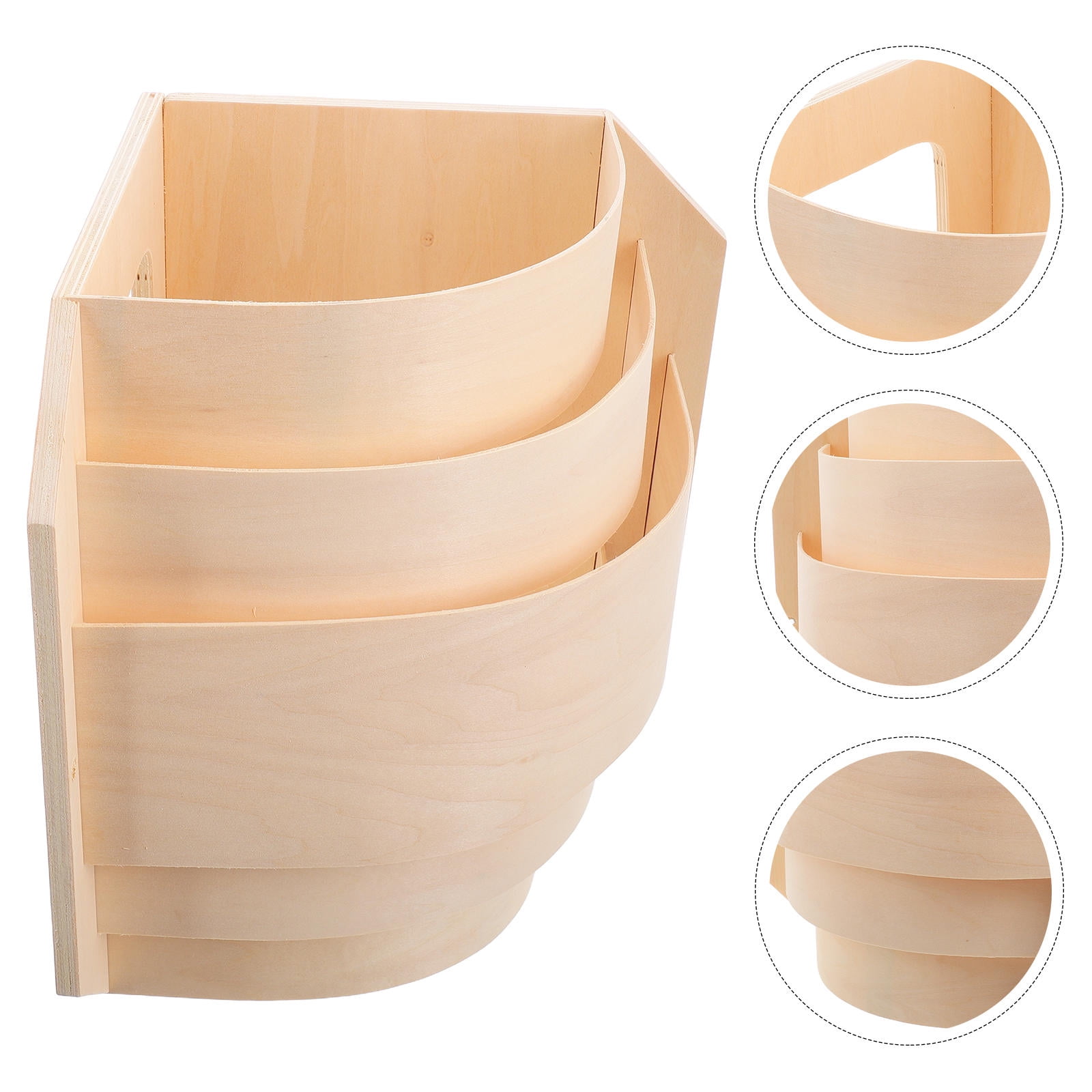 LIFKOME Wooden Lamp Cover Sauna Room Corner Light Cover Right Angle ...