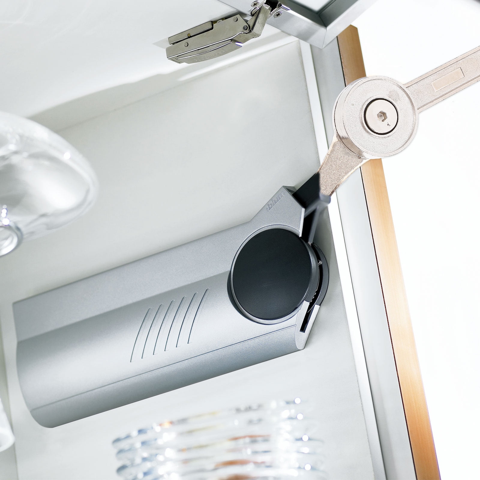 LIFKOME Zinc Alloy Lid Stay Hinges for Closets and Bookcases 1 Set 11 ...