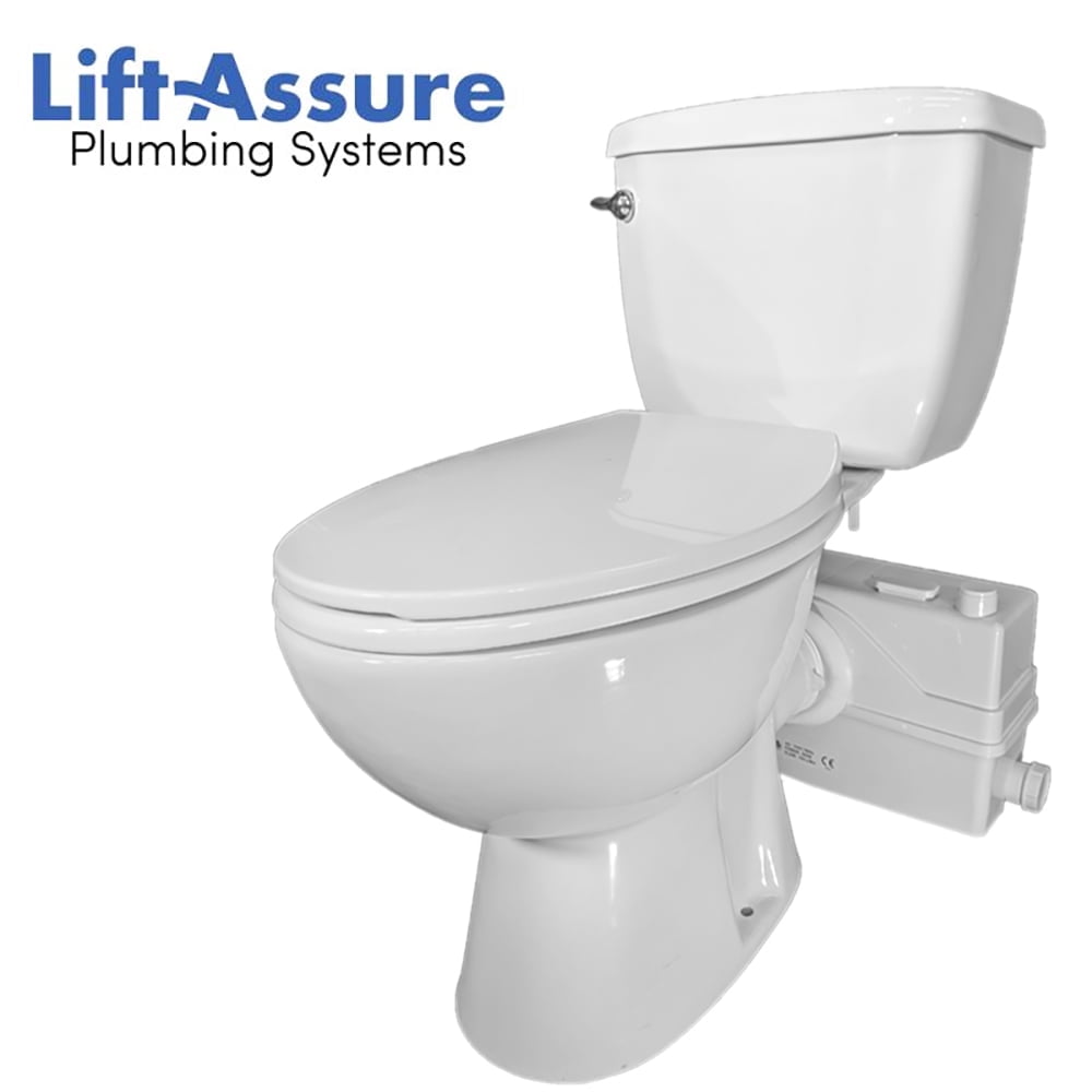 LIFT ASSURE * Over 1HP/800 Watts Macerating Toilet * Up-flush Pump ...