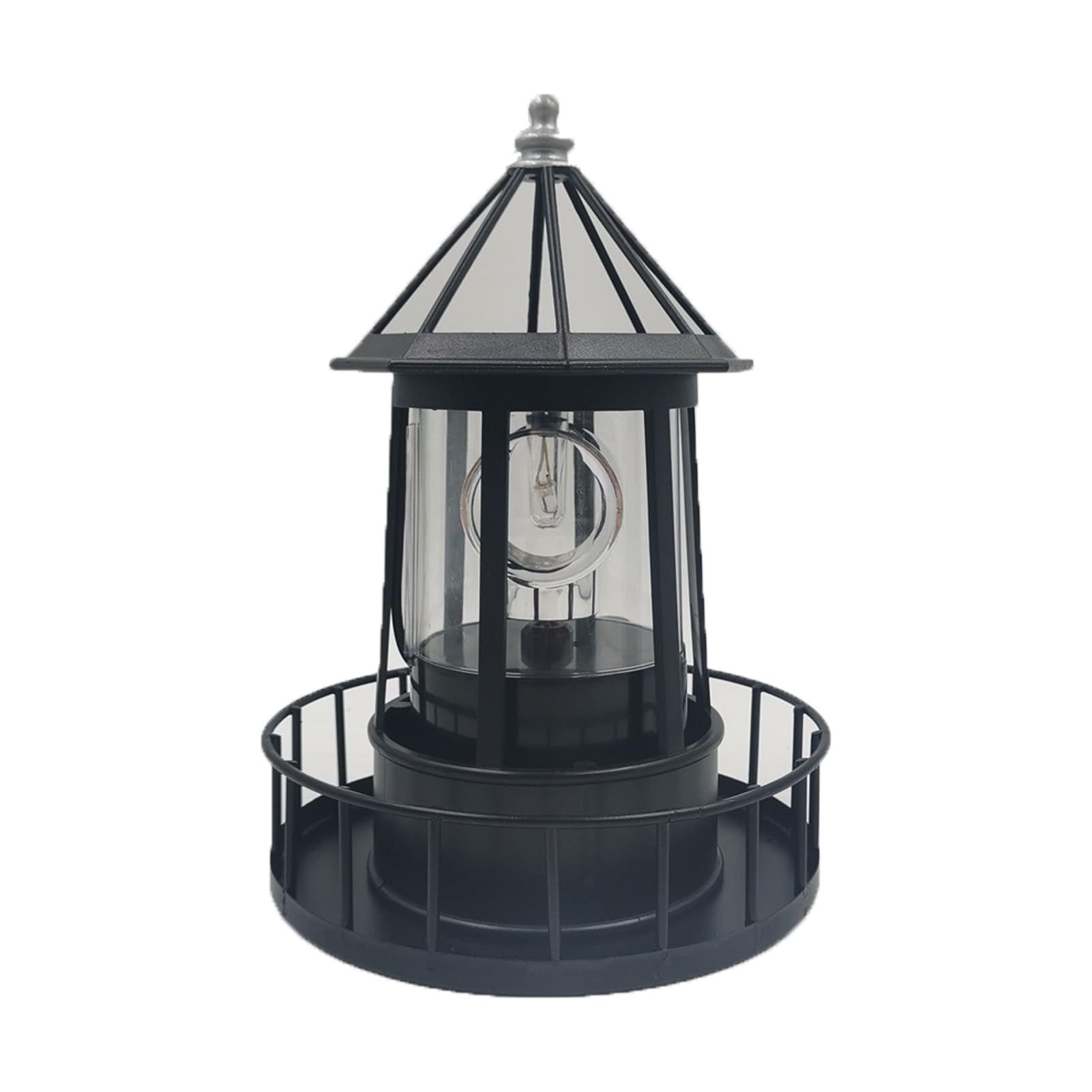 LIFTATAPA LED Solar Powered OIF8 Lighthouse, 360 Degree Rotating ...