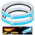 LIGBT 2Pcs 24 Inch STF9 Car LED Strip Lights Flexible Dual Color ...
