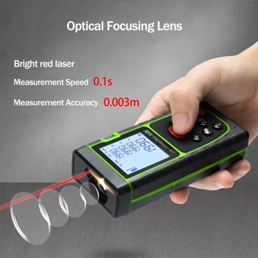 BENTISM Laser Measure Laser Distance Meter 165 ft 1/16'' Area Volume ...