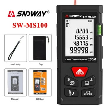 PREXISO Automatic 2-in-1 Laser Tape Measure, 135Ft Meter with 16Ft ...