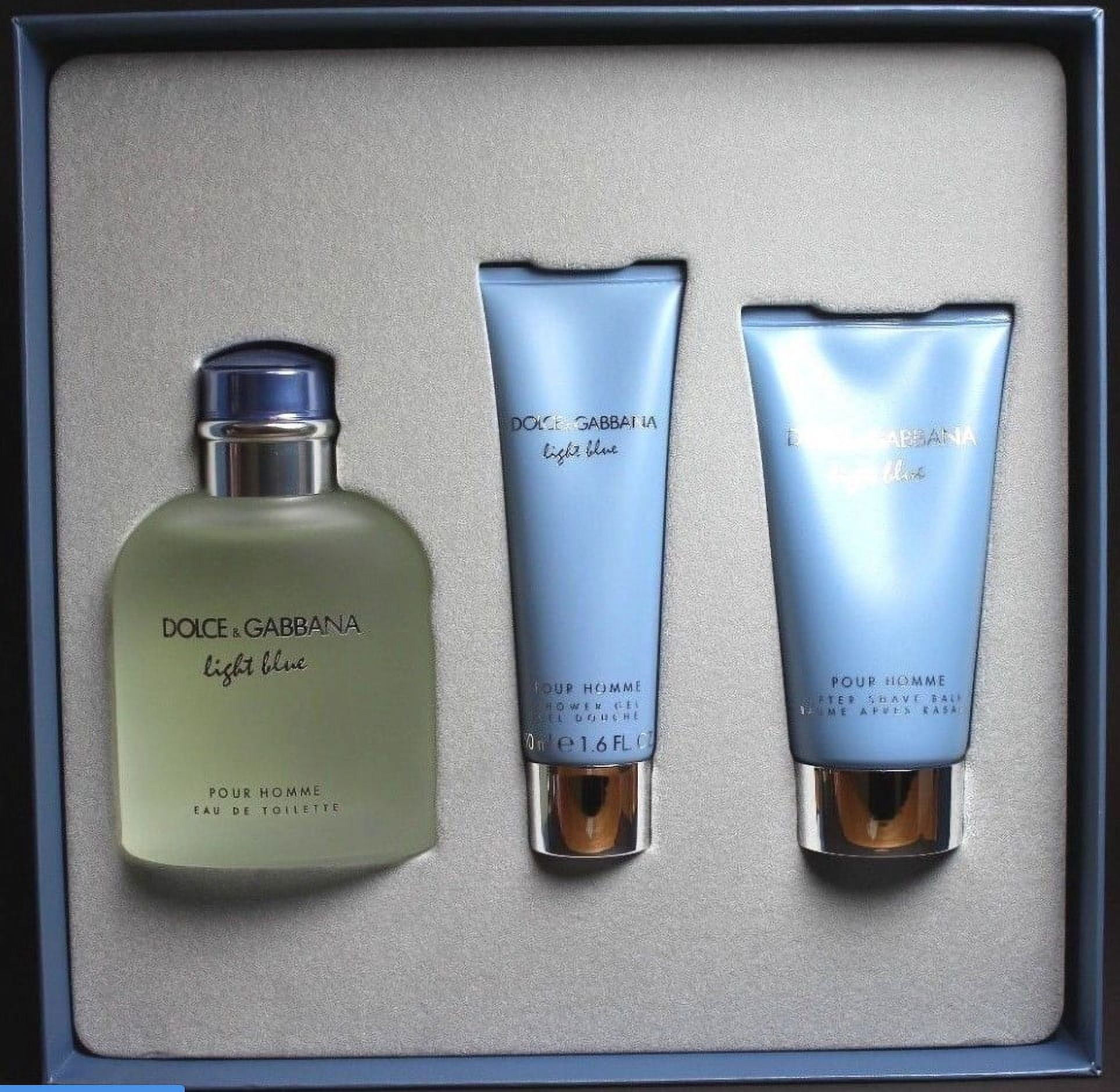 D&G Light Blue Pour Homme Cologne Gift Set, Value $111 (M) - Walmart.com