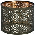 LIGHTACCENTS Quatrefoil Pattern Drum Shade For Table Lamps - Laser Cut ...