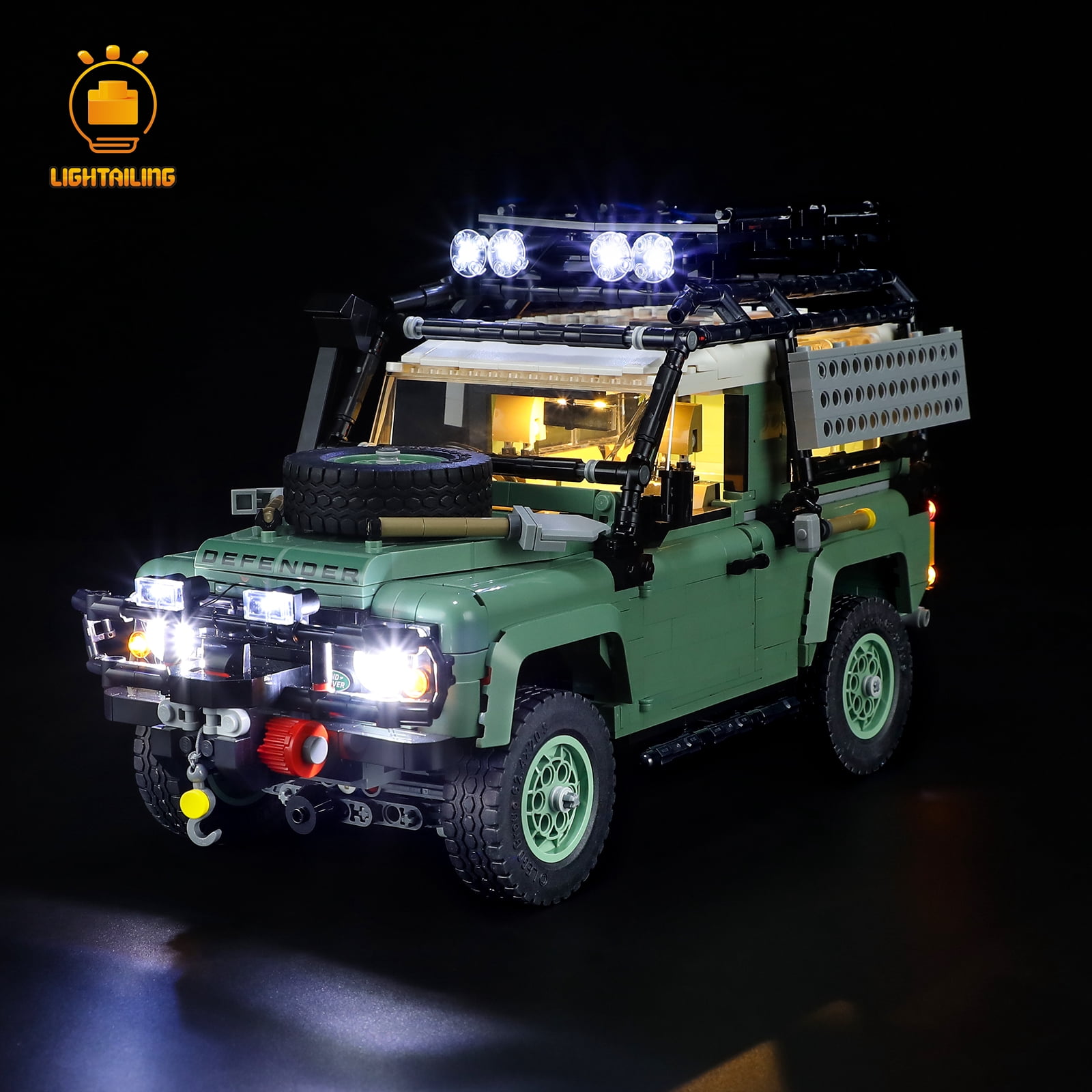 LIGHTAILING Led Light Kit for LEGO Icons Land Rover Classic Defender 90 ...