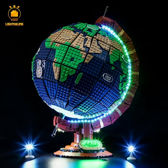 LIGHTAILING Led Light Kit for Lego Ideas The Globe Building Blocks ...