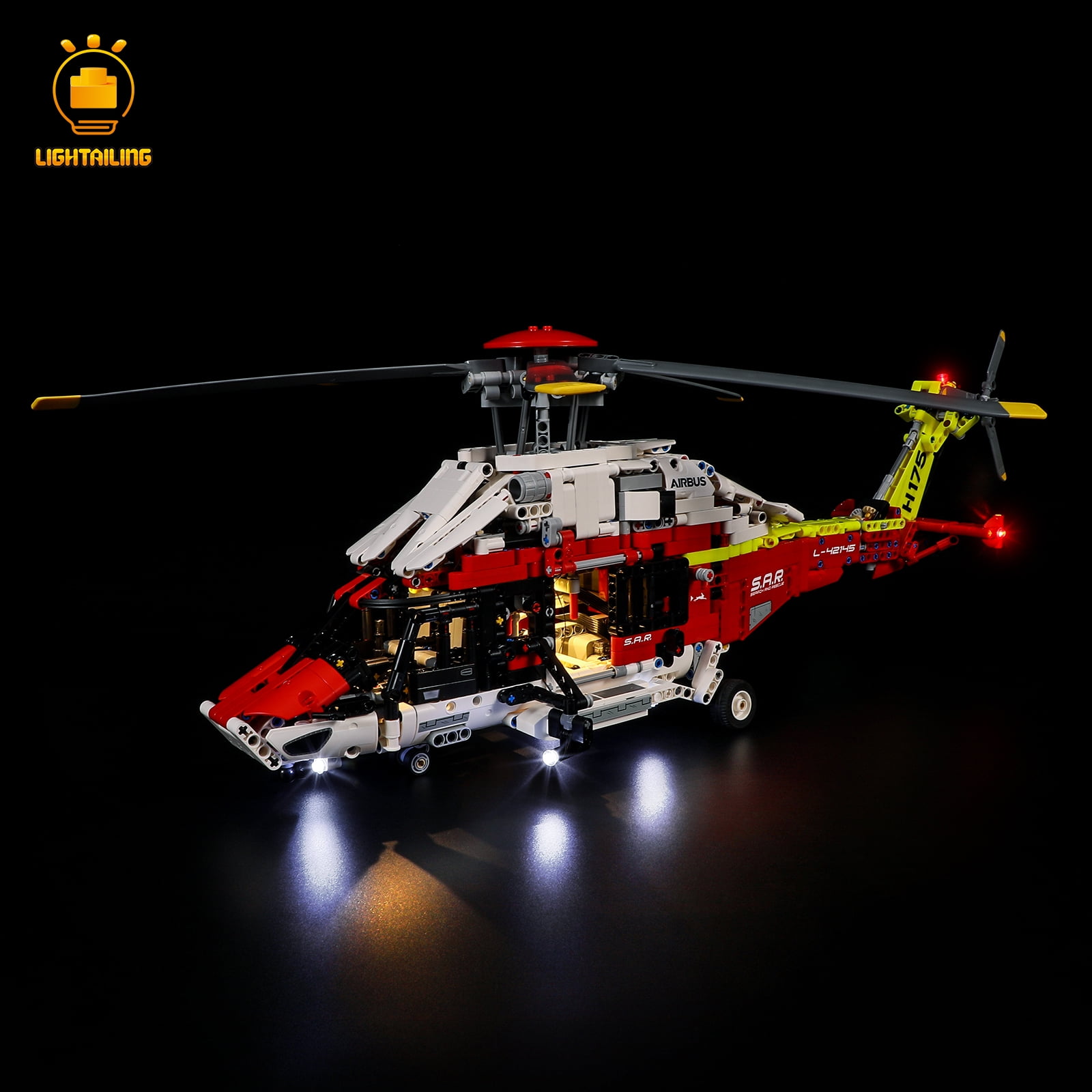 LIGHTAILING Led Light Kit for Lego Technic Airbus H175 Helicopter 42145 ...