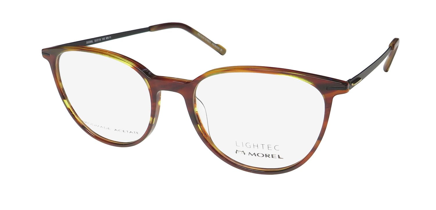 LIGHTEC 30089L CAT EYE EYEGLASS FRAME/EYEWEAR HANDMADE ACETATE PREMIUM ...
