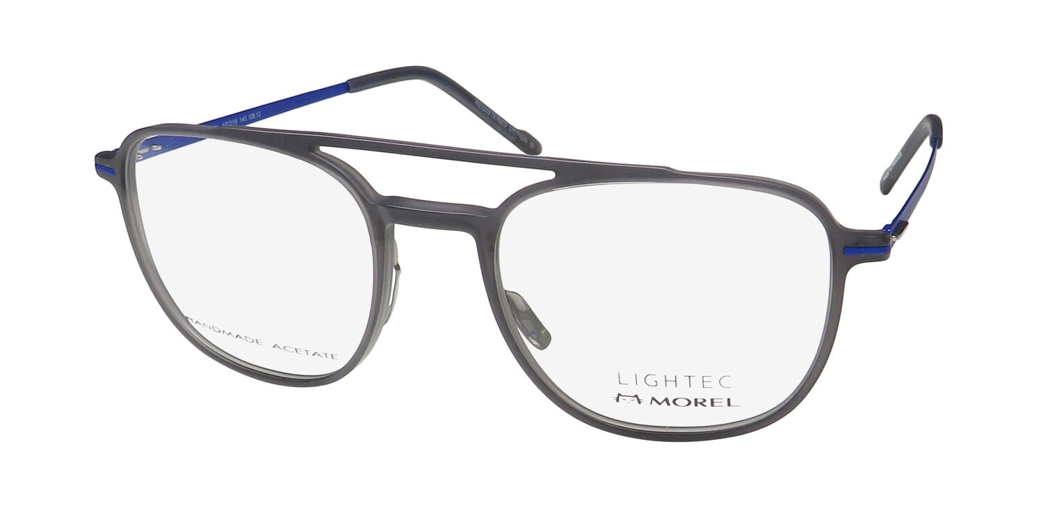 Morel 30107L GB12 Men's Grey Blue Pilot Full Rim Frame Eyeglasses - Walmart.com