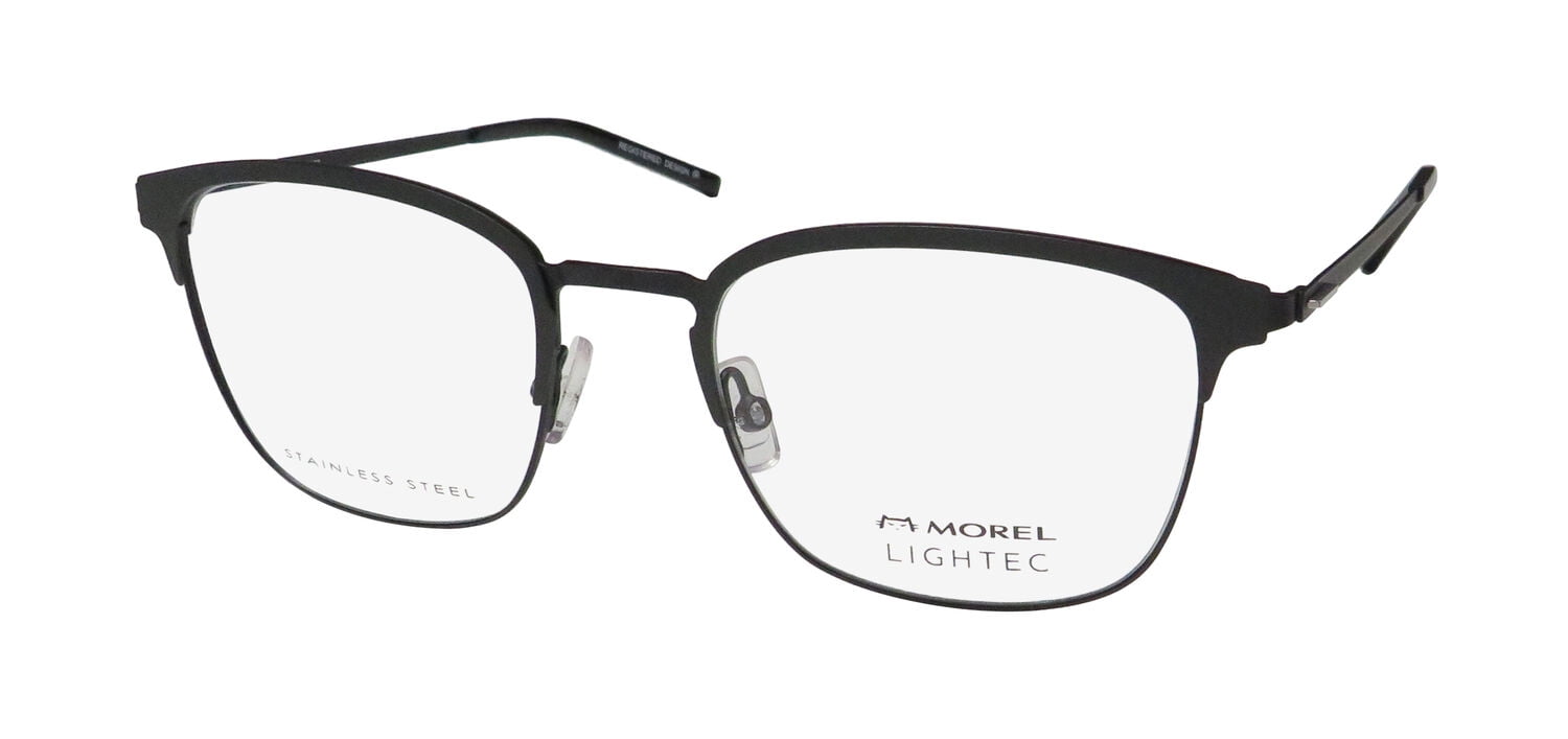 LIGHTEC 30196L MADE IN FRANCE STAINLESS STEEL RIM DURABLE EYEGLASS ...