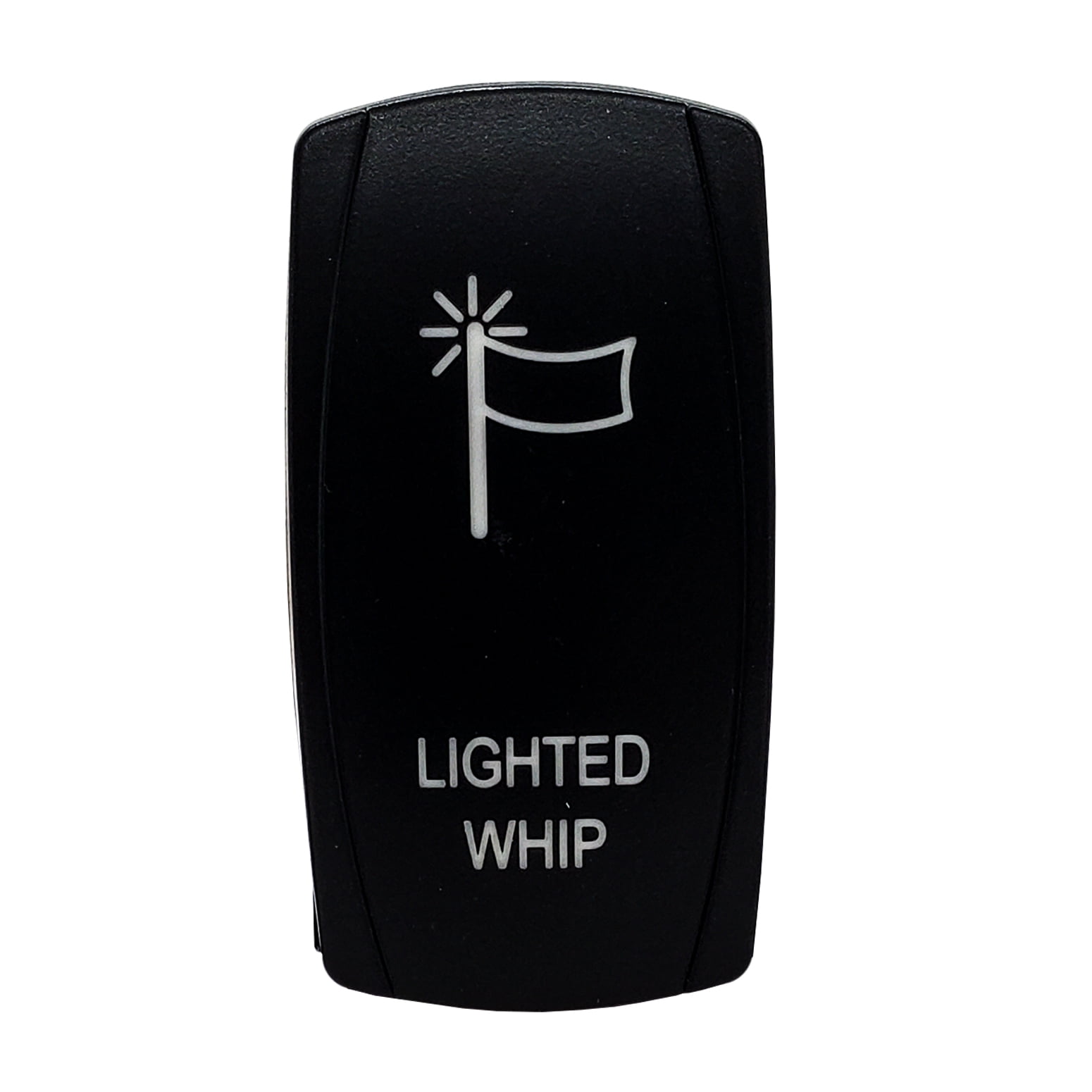 LIGHTED WHIP OZ-USA® On/Off Rocker Switch 5-Pin SPST Laser-Etch Blue ...