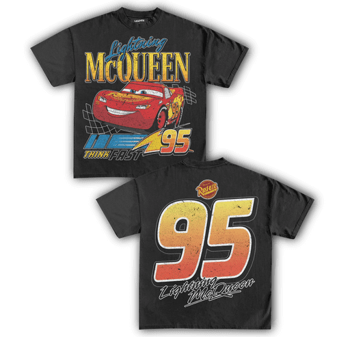 LIGHTNING MCQUEEN VINTAGE TEE (Double) - Walmart.com