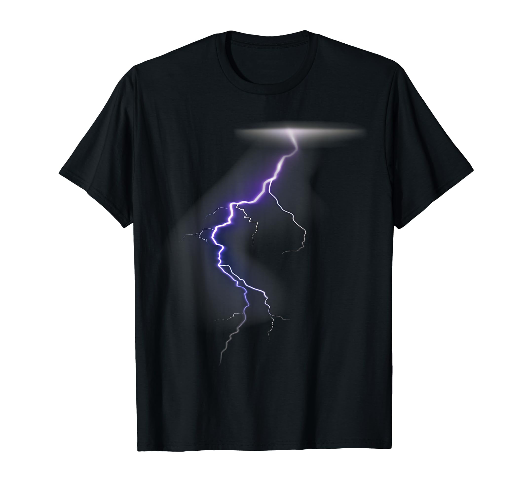 LIGHTNING T-shirt Thunder Lightning Bolt Storm Cloud Strikes - Walmart.com