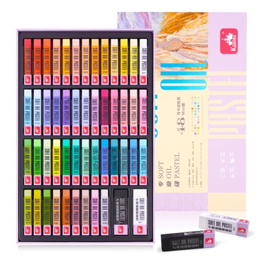 Paul Rubens Oil Pastels Set, 48 Colors Artist Soft Oil Pastels Vibrant & Creamy, Pastels Art ...