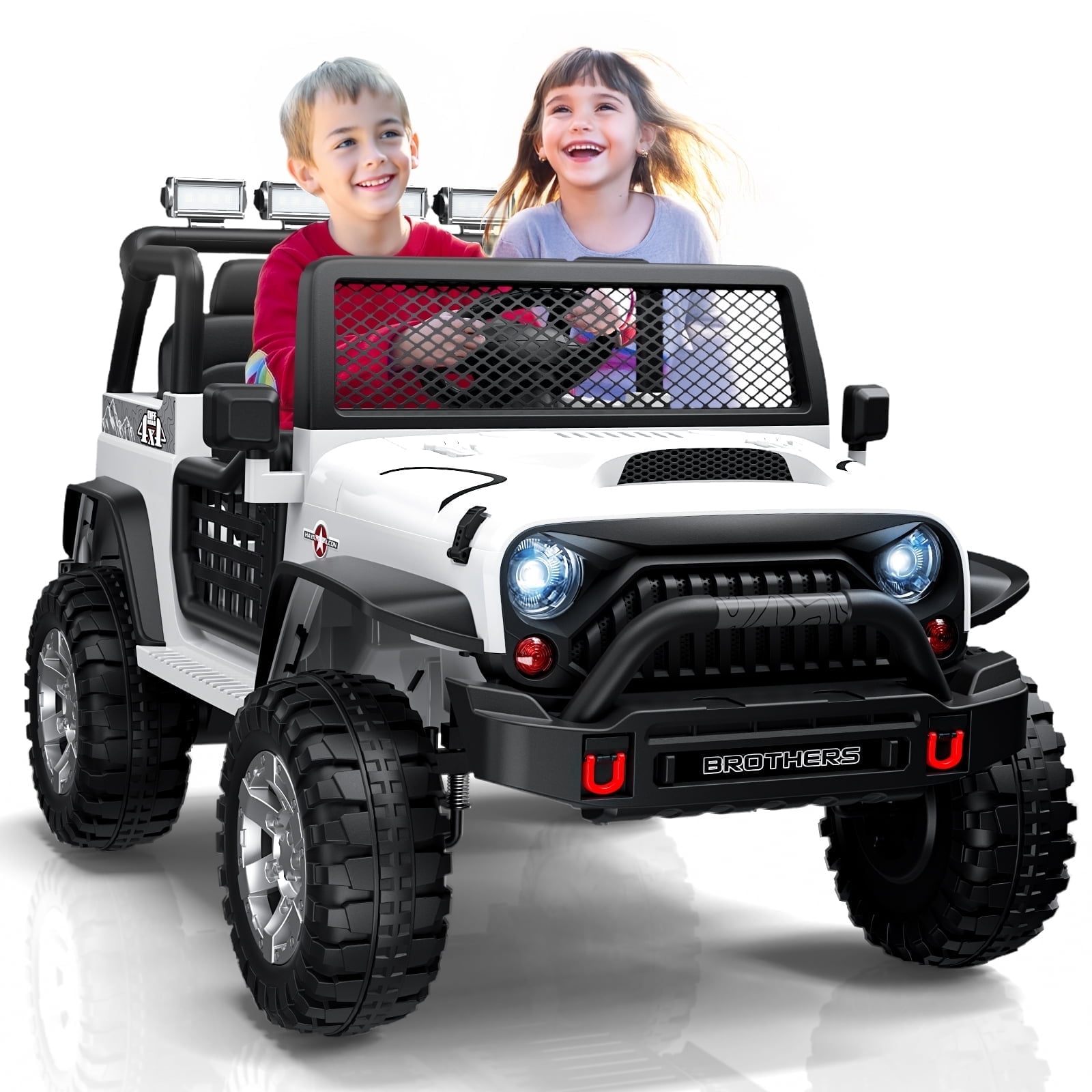 LIGIANT 12V Kids Ride On Toys, Retro Ride on Cars, Detachable Toolbox ...