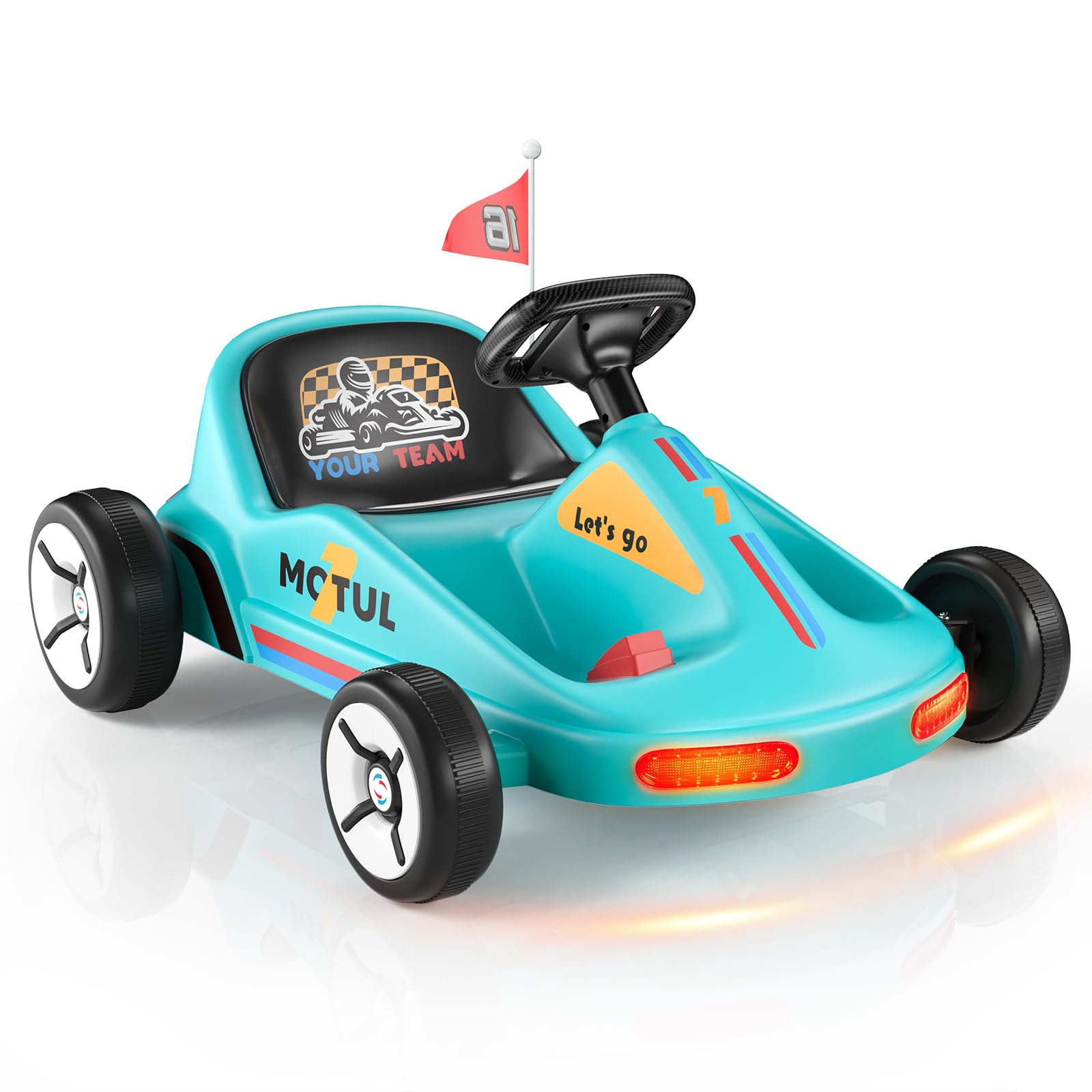 LIGIANT SAT ONE 12V Electric Go Kart for Kids, Quick Assembly Ride-On ...