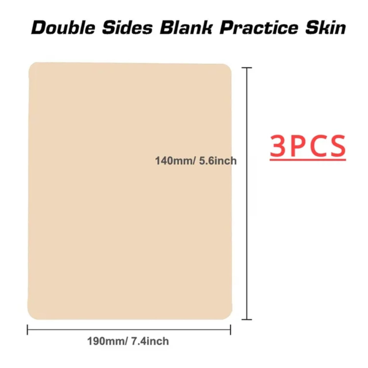 LIGJUN High-Quality Dual-Sided Perfect Blank Practice Skin Sheets for ...