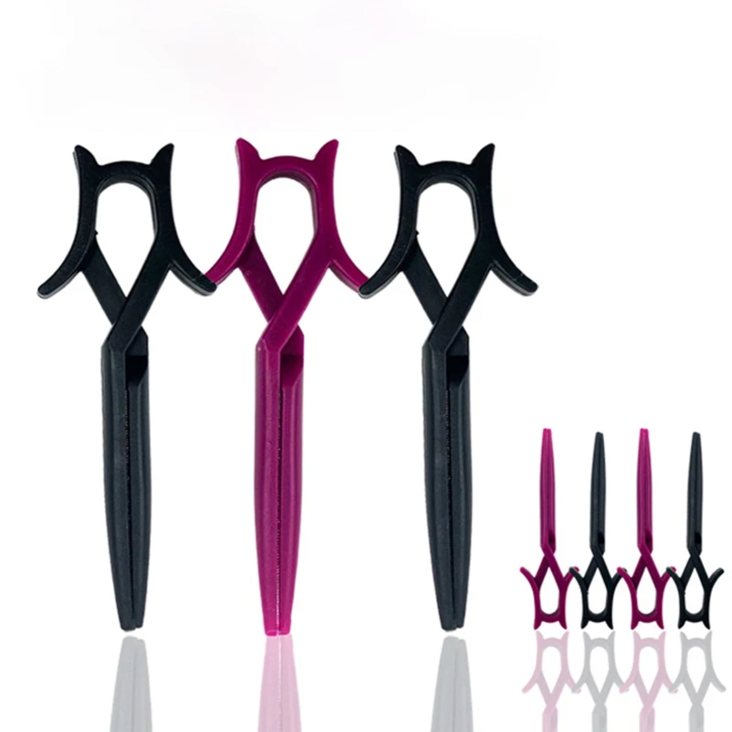 LIGUJUN Texture Perm Positioning Cross Clip for Men Fluffy Perm Section ...