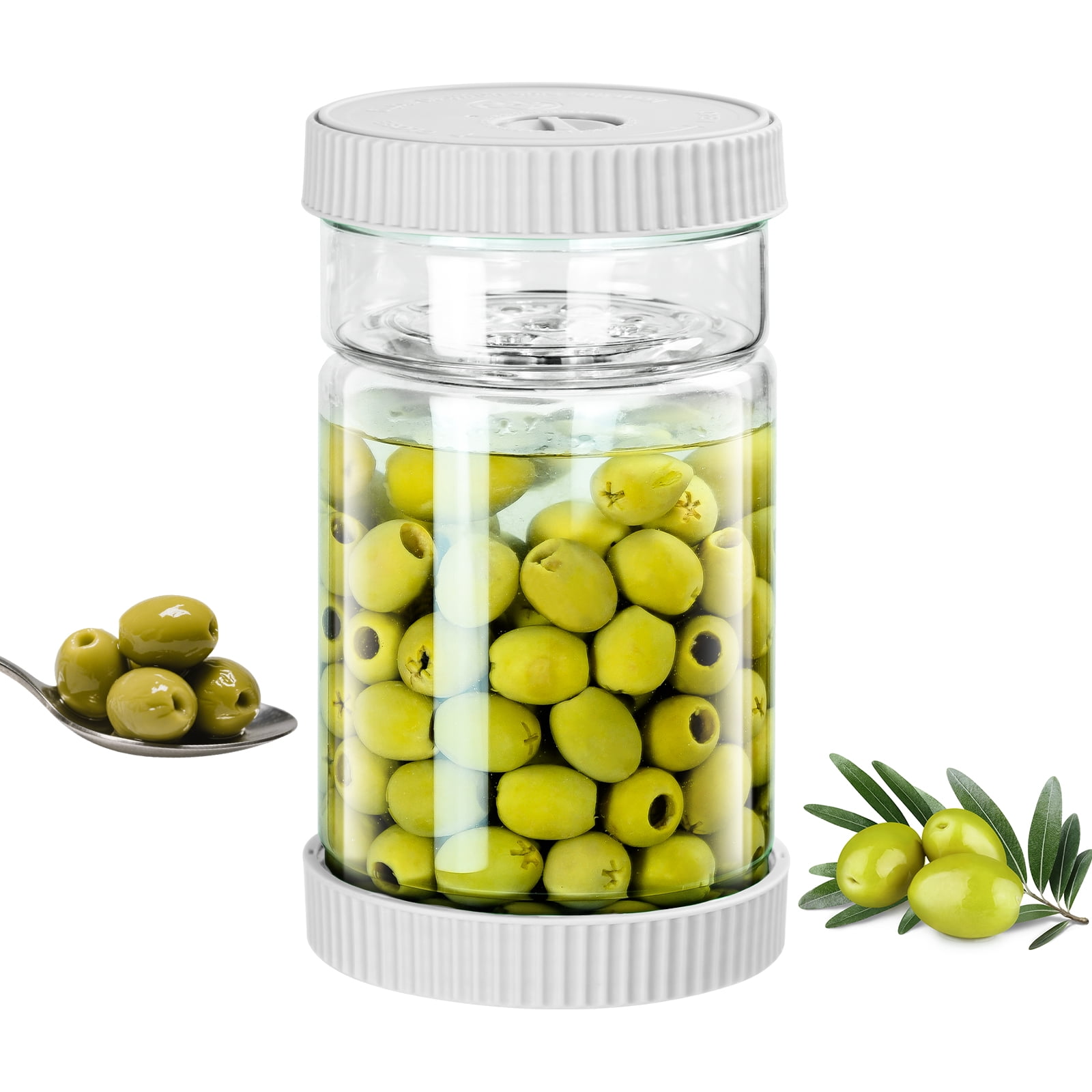 LIIGEMI Upgraded 40oz Glass Pickle Jar with Time Tracker–Pickle ...