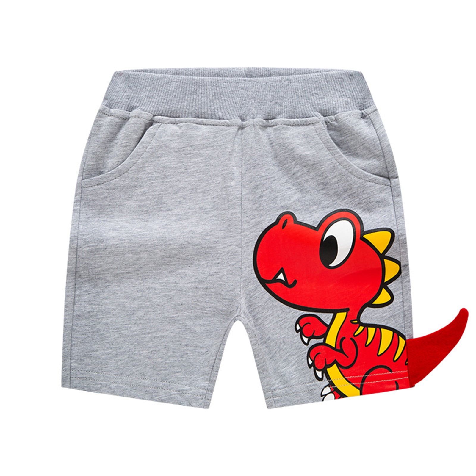 LIIPEE Girls Boys Athletic Shorts Summer Cotton Stereoscopic Cartoon ...