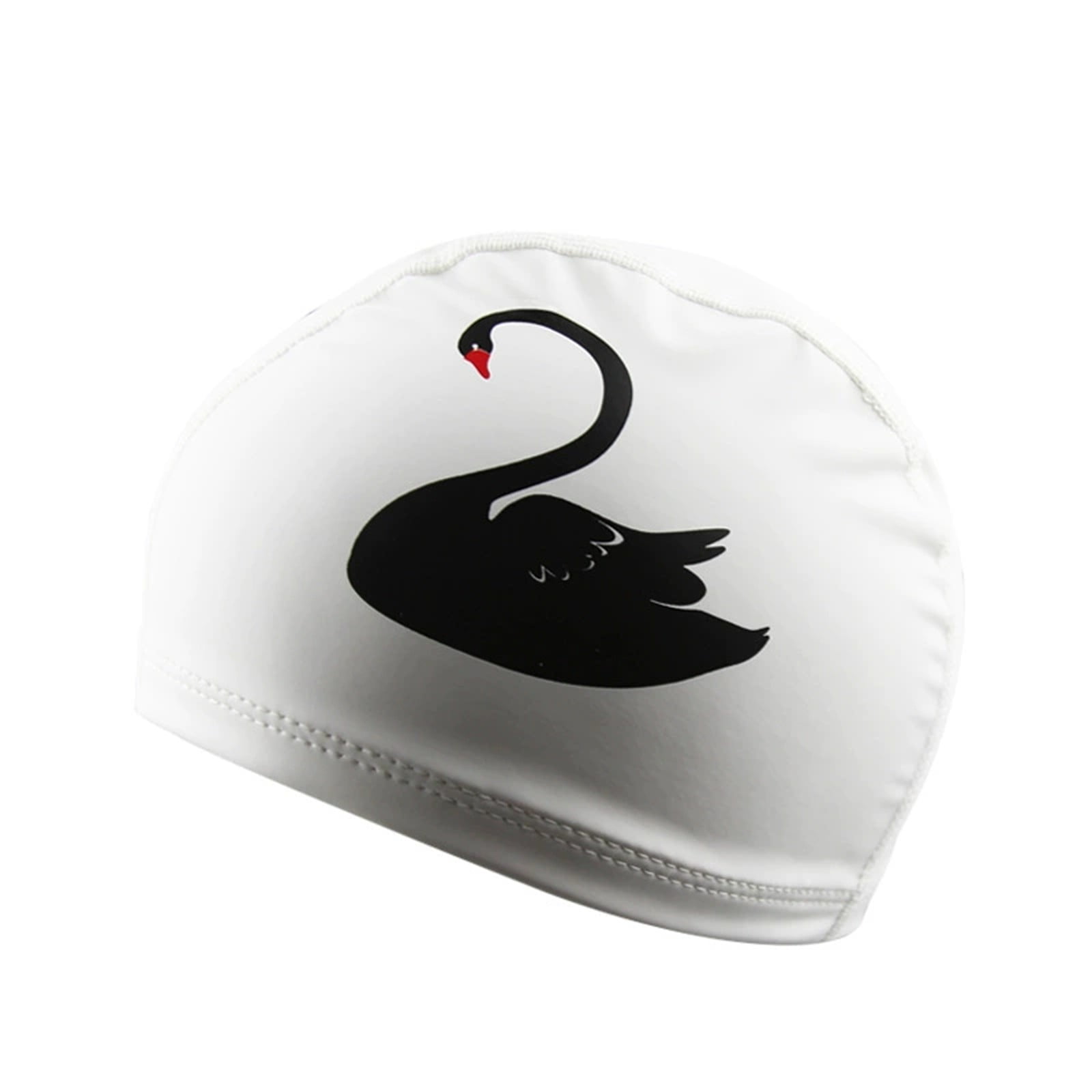 LIIPEE Girls Boys Swim Cap Summer Comfort Cartoon Printed Imitation ...