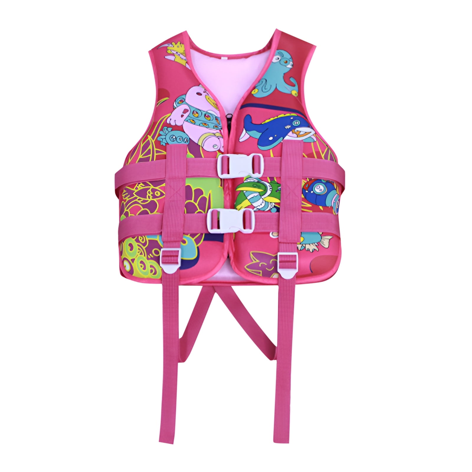 LIIPEE Girls Boys Swimwear Cartoon Printed V Neck Zip Up Coast Guard ...