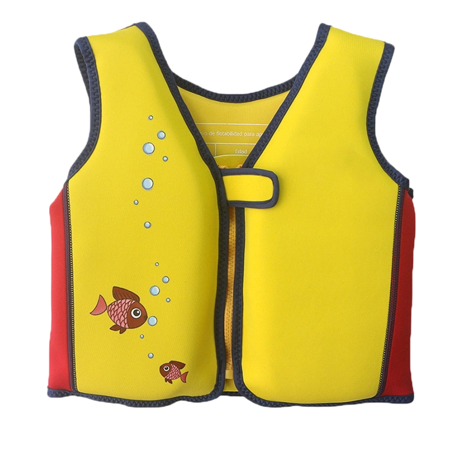 LIIPEE Girls Buoyancy Life Jacket Summer Comfort Cartoon Printed ...