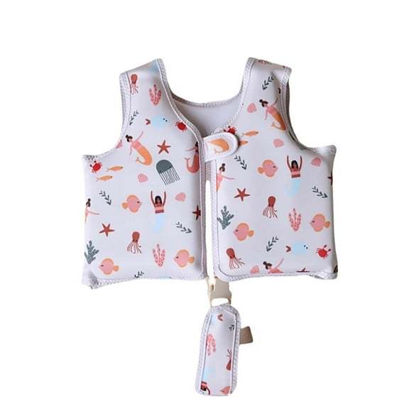 shqvo Infant Life Jacket Girl High-Buoyancy Print Adjustable Strap Baby ...