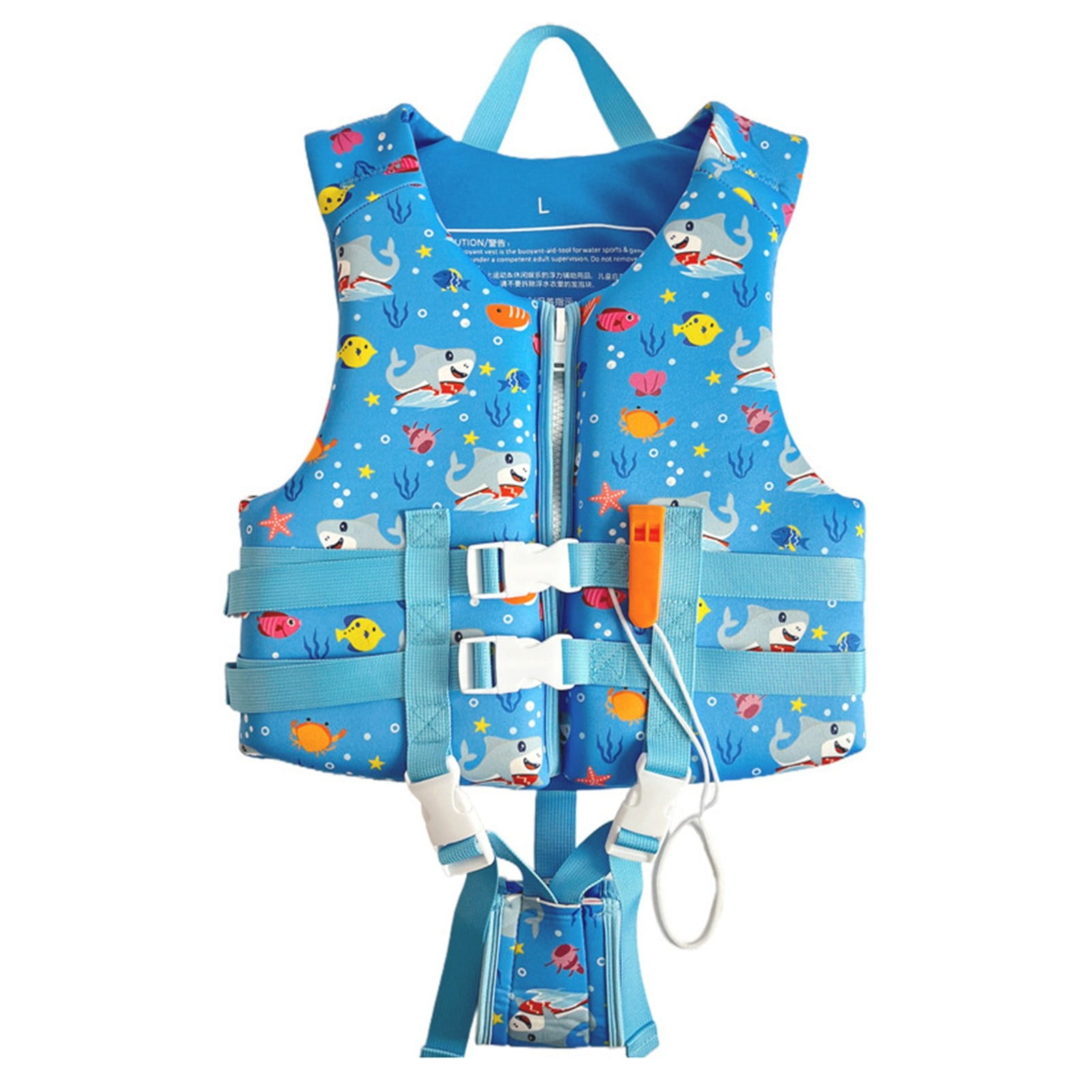 LIIPEE Girls Buoyancy Life Jacket Summer Cute Cartoon Printed ...