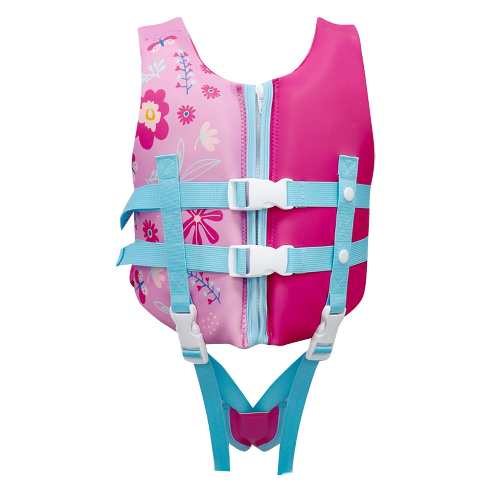 LIIPEE Girls Buoyancy Life Jacket Summer Cute Cartoon Printed ...