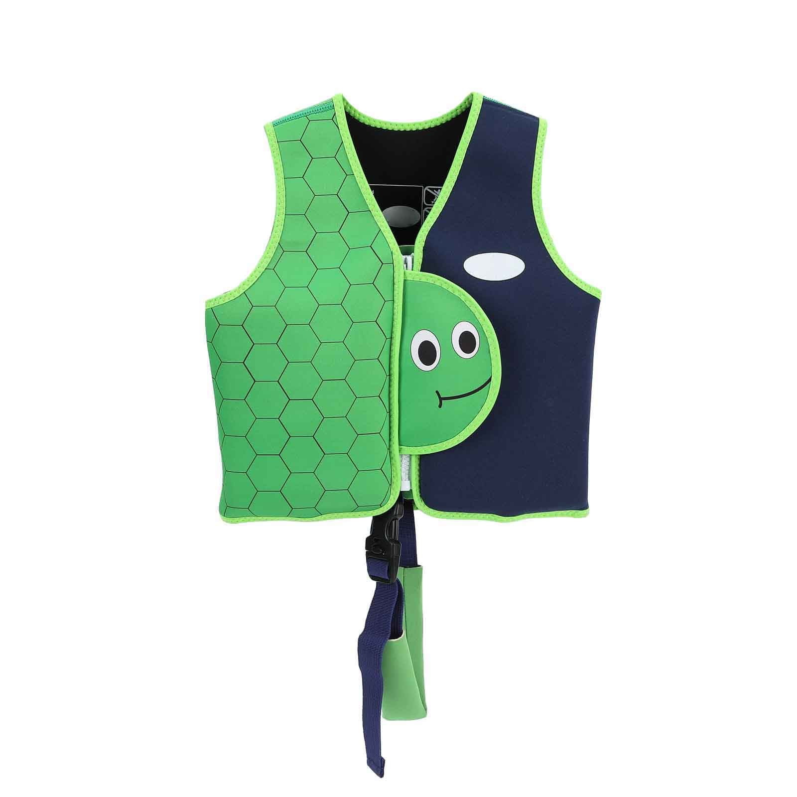 LIIPEE Girls Buoyancy Life Jacket Summer Cute Cartoon Printed ...