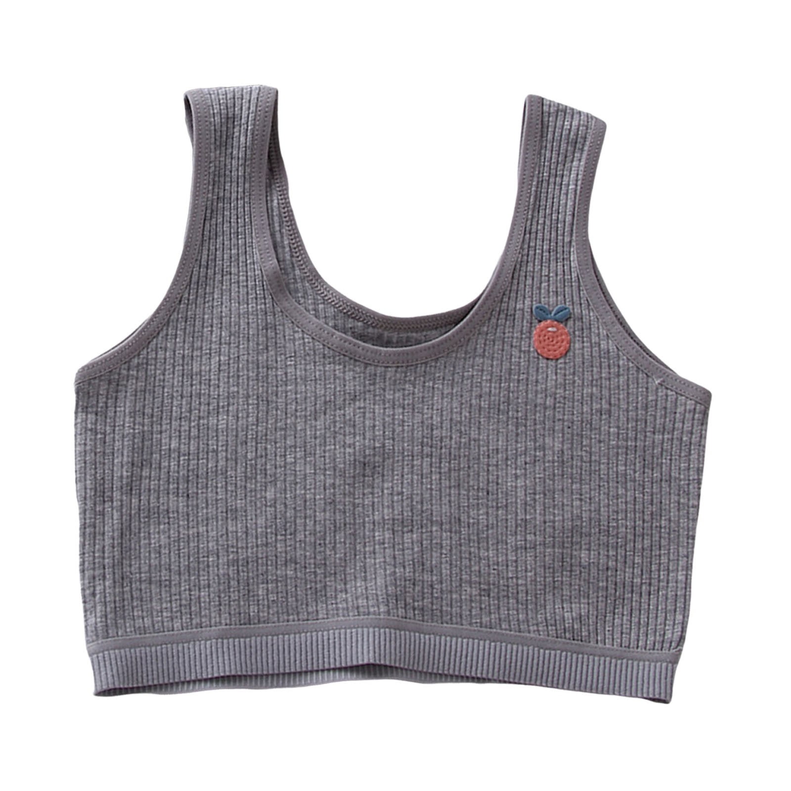 LIIPEE Girls Underwear Breathable Comfort Ribbed Solid Color Stretch ...