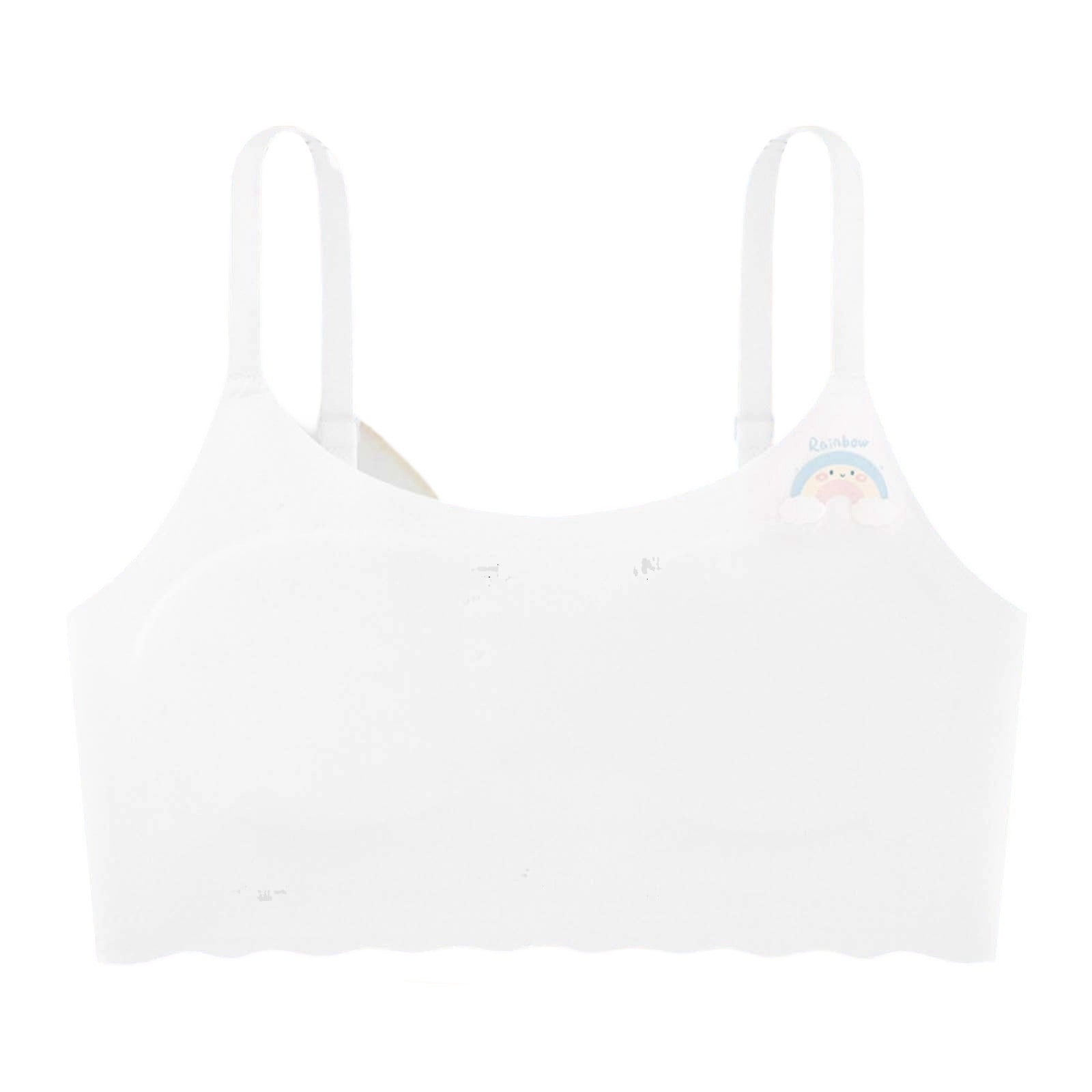 LIIPEE Girls Underwear Cartoon Printed Adjustable Strap Wireless ...