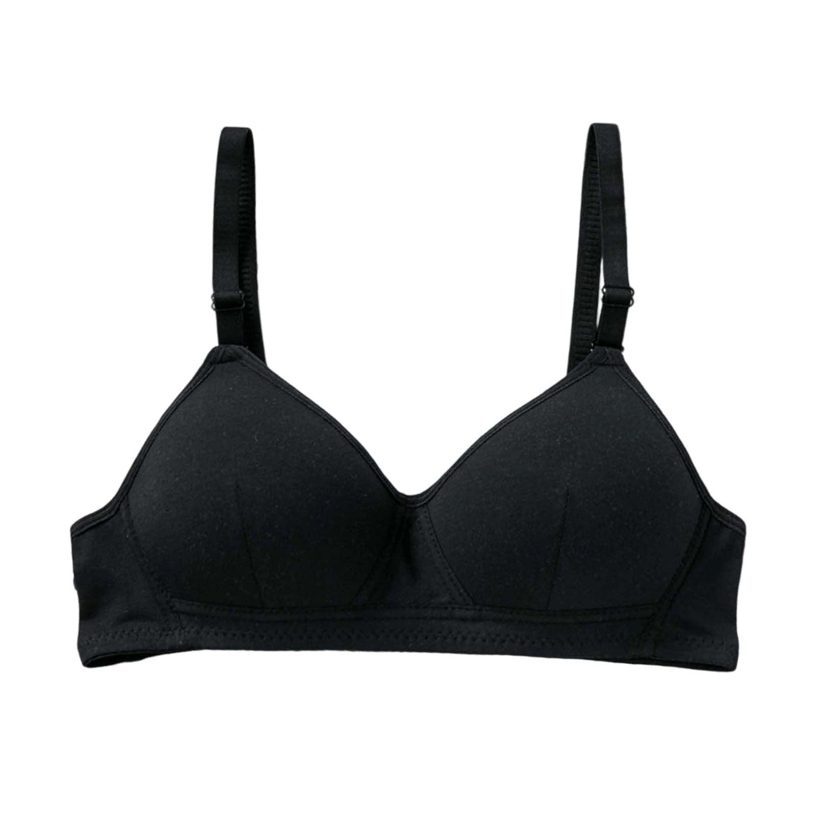 LIIPEE Girls Underwear Solid Color Adjustable Strap Wireless Training ...