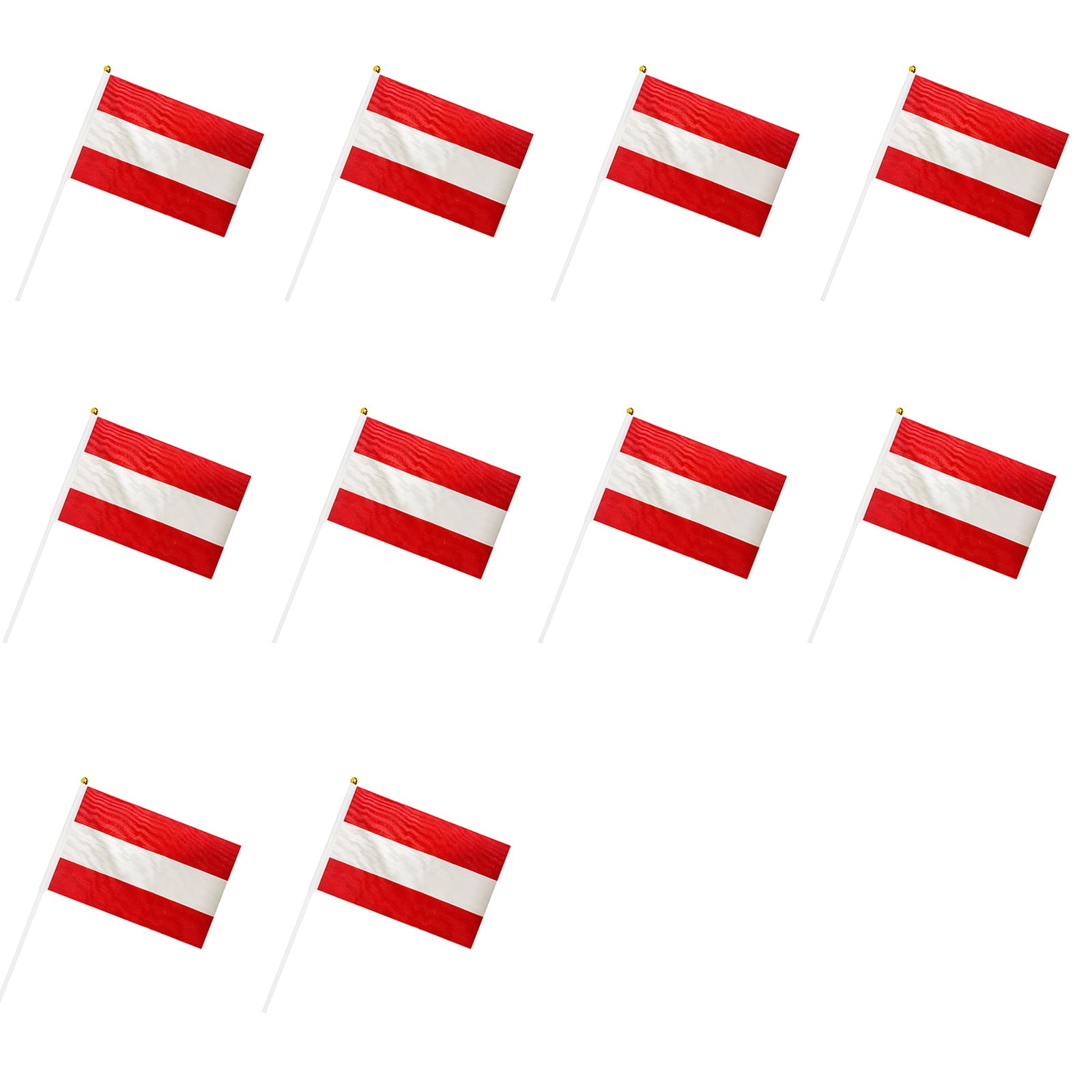 LIJCC 10 Austrian Flags,Flag Oil Painted Small Flags Big 10 Pack ...