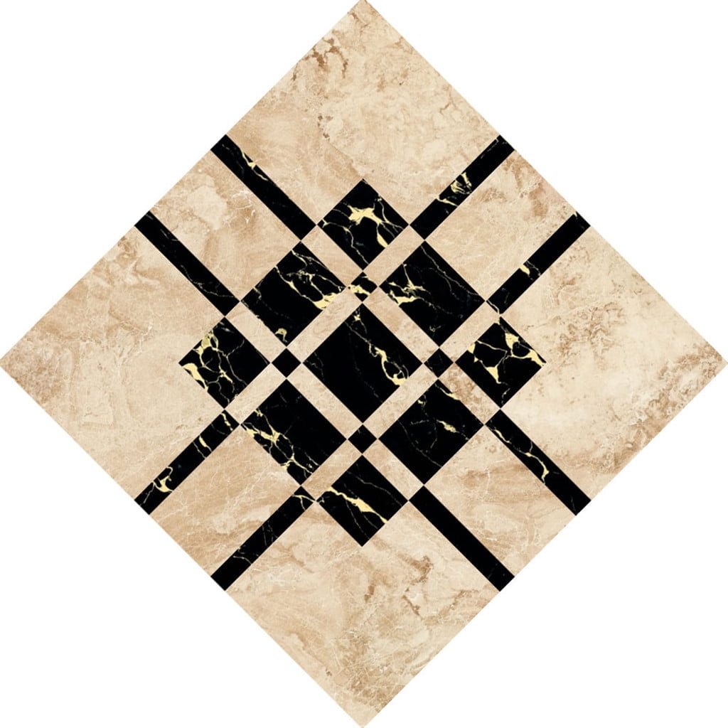 LIJCC 10Pc Floor Tile Diagonal Stickers,Floor Stick Self Tile Pcs/Set ...