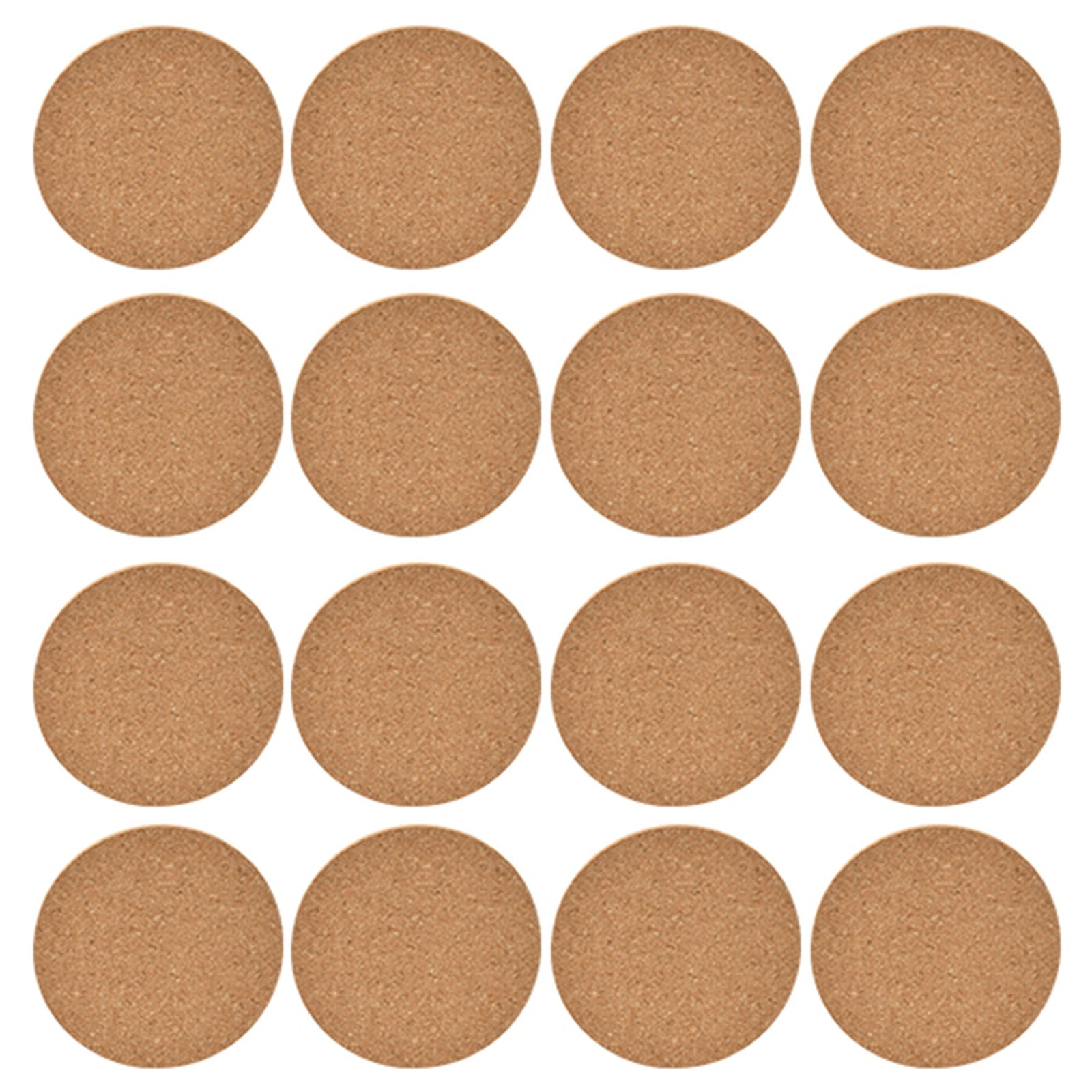 LIJCC 16Pc Cork Coaster,Cork Glass Insulation Pad Self Adhesive Source ...